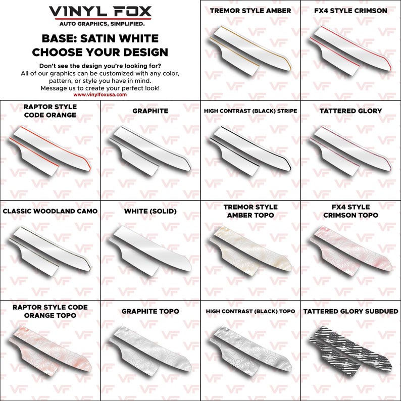 Vinyl Lower Door Inlay Kit Custom Fit for 2021–2025 Ford F-150 by Vinyl ...