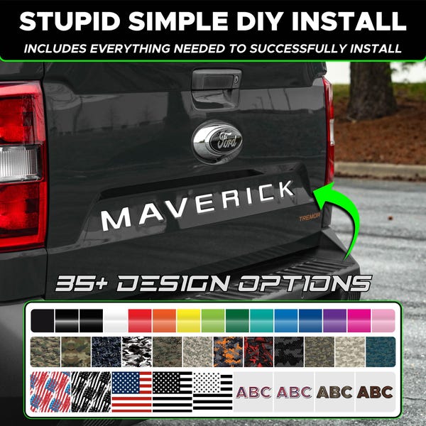 Ford Maverick Tailgate Lettering - Etsy