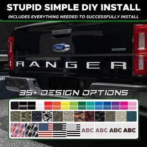 Ford Ranger Usa Tailgate Decal - Etsy