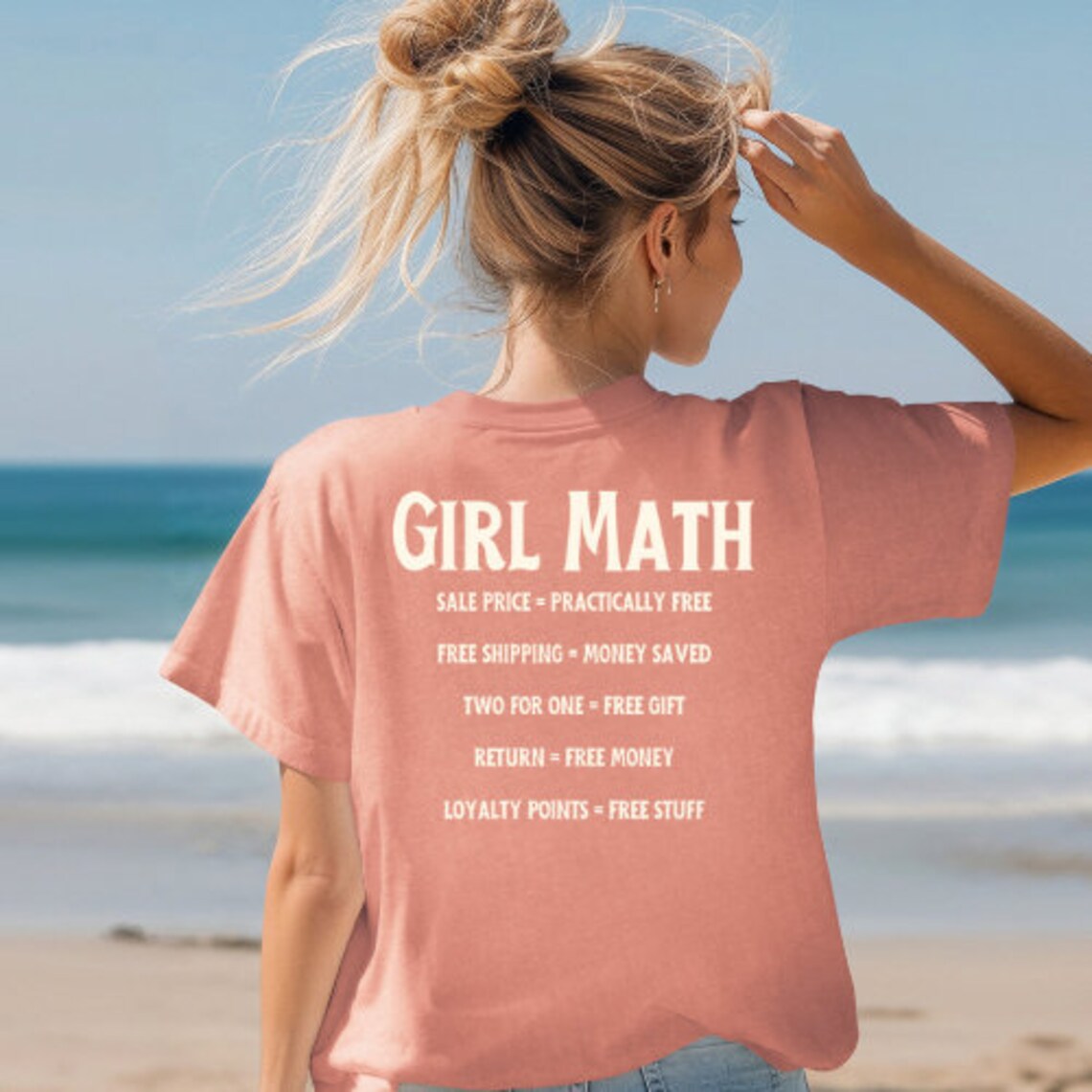 Girl Math T-shirt, Funny Graphic Shirt, Tik Tok Trend, Aesthetic Girl ...