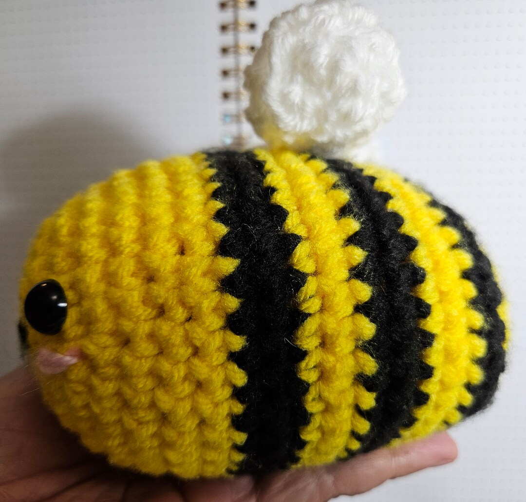 Bee Crochet, Big Bumble Bee Amigurumi, Crochet Bee Plush, Crochet Bee ...