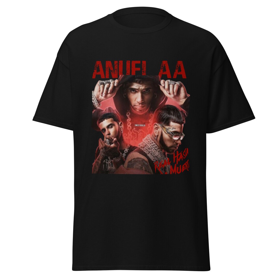 Anuel AA Inspired Shirt - Real Hasta La Muerte Rhlm - Etsy