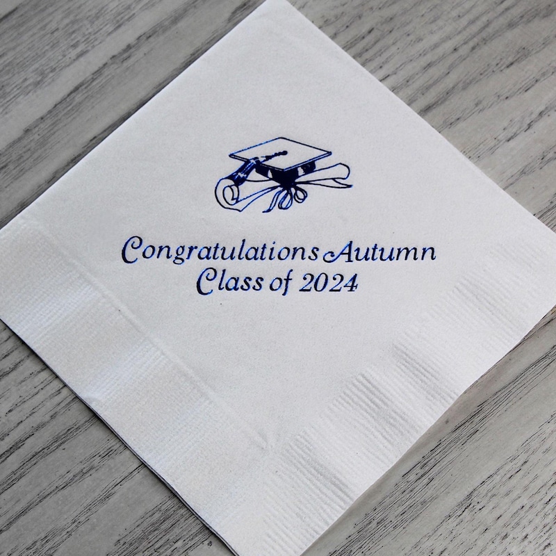 Graduation 2026 Napkins - Etsy