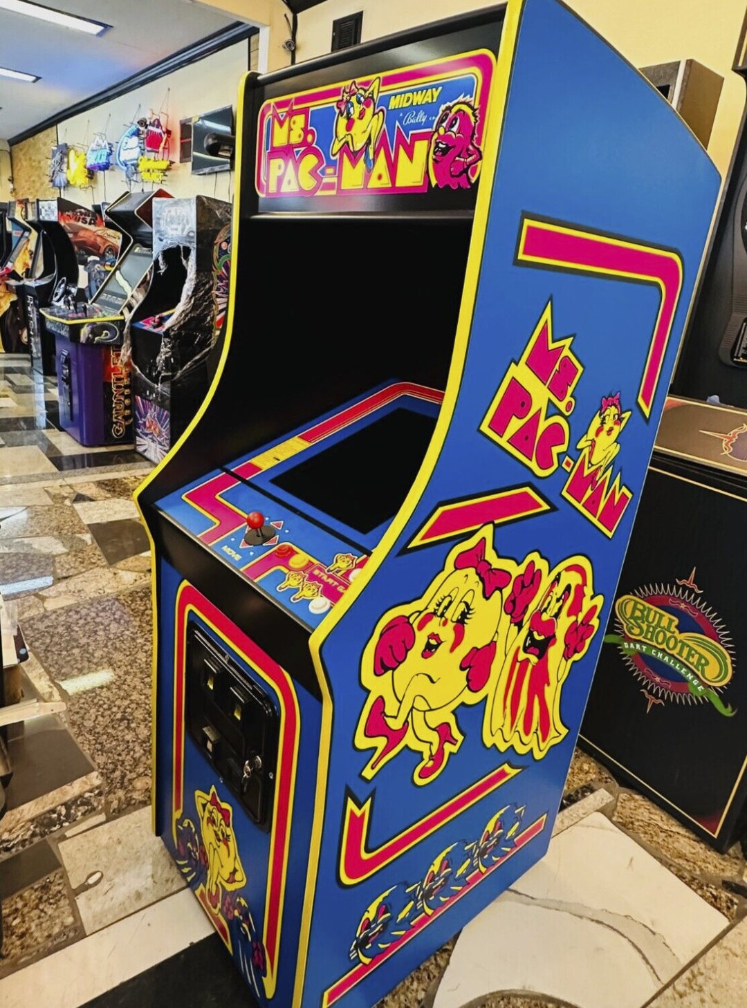 Ms Pacman Arcade Game, Lots of New Parts,free Shipping - Etsy