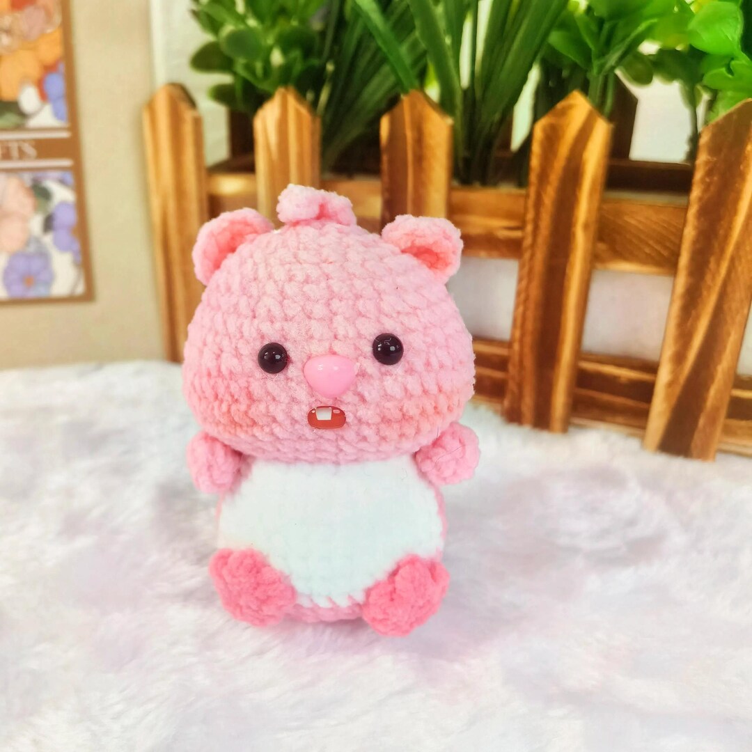 Handcrafted Crochet Mini Beaver Doll: Delightful Amigurumi Animal ...