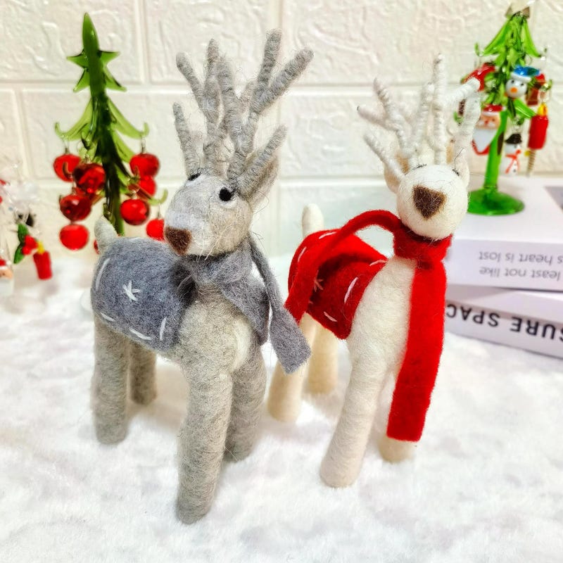 Felted Reindeer - Etsy