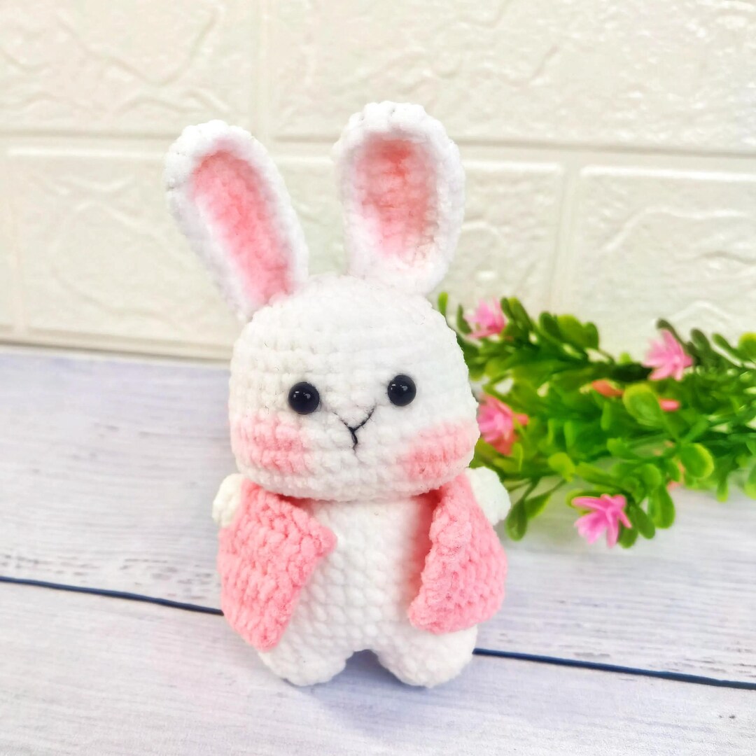 Cute Crochet Mini Bunny Doll: Delightful Amigurumi Animal, Charming ...