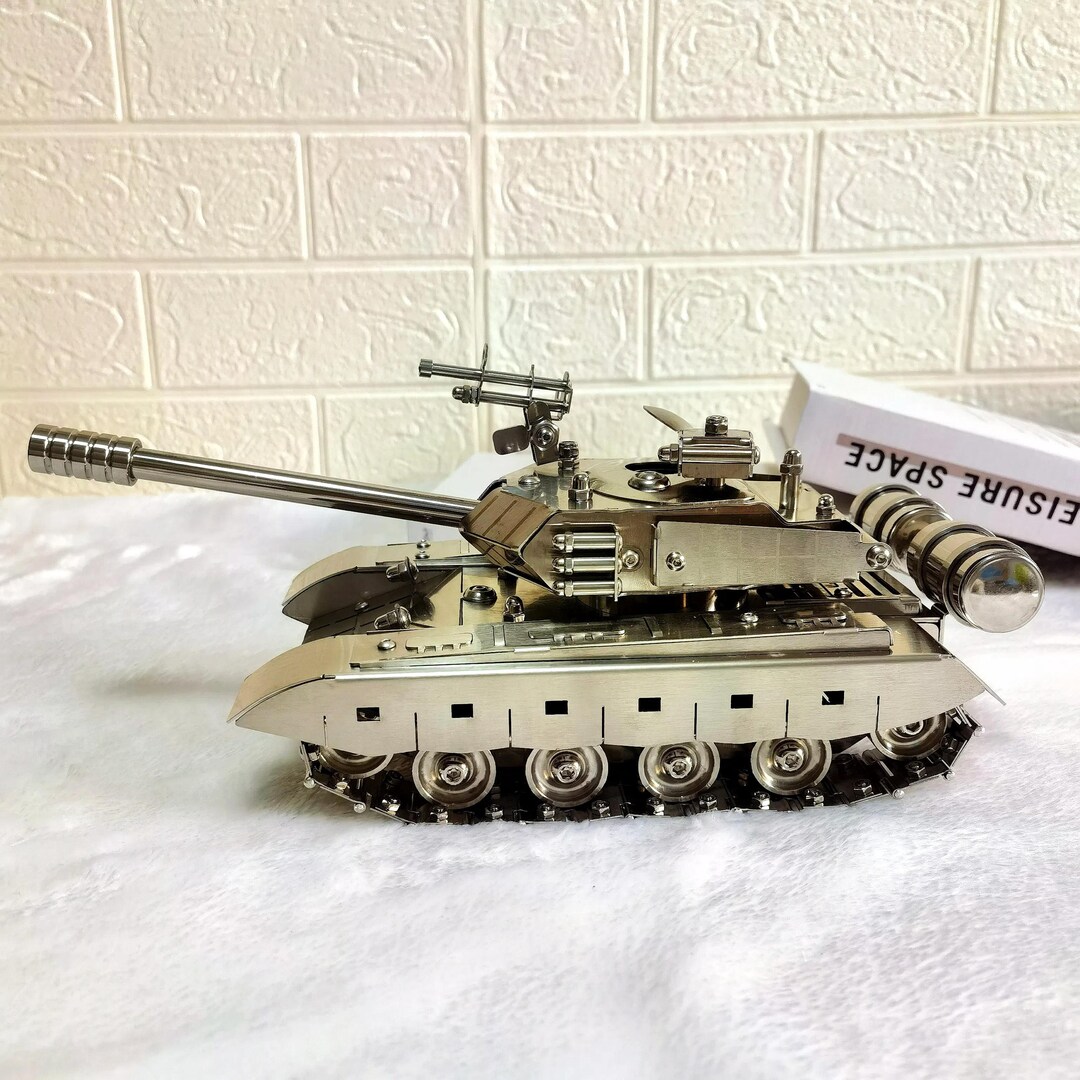 Handcrafted Mobile Metal Tank: Unique Tank Lover Gift, Recycled Metal ...