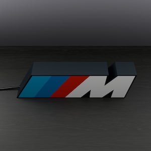 BMW M LED Sign Lamp Lightbox - Etsy