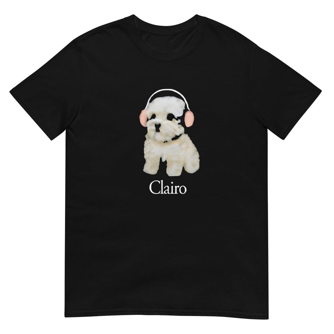 Clairo Dog Pup Headphones Shirt - Etsy