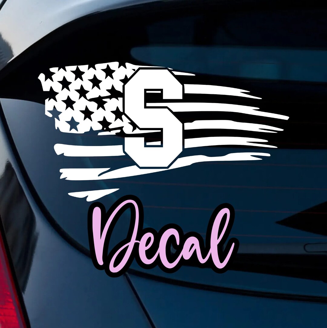 American Flag S Vinyl Decal, Sticker, Window Decal - Etsy