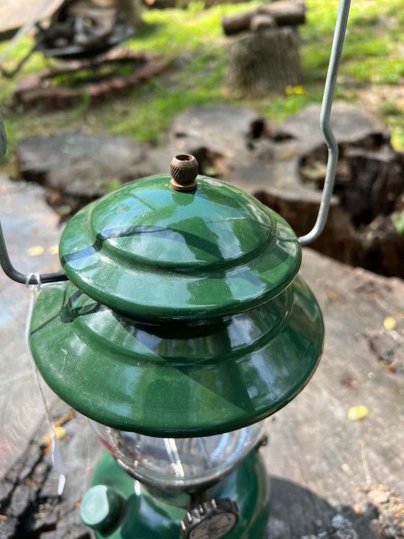 Rare Coleman Lantern Model 200a Vintage GREEN, Made in the USA, Single ...