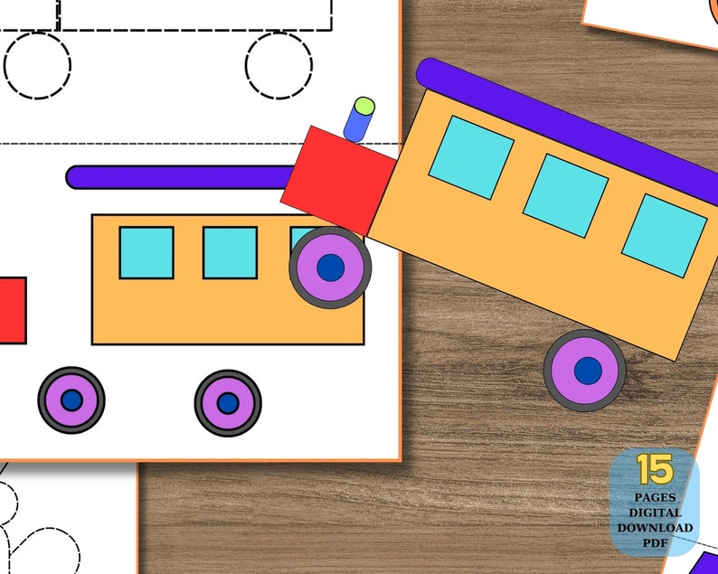 Montessori Cut and Paste Printables – Preschool and Kindergarten ...