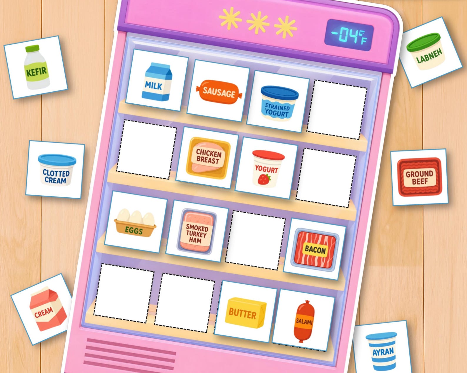 Shopping Activity Game, Market Sorting Activities, Grocery Store ...