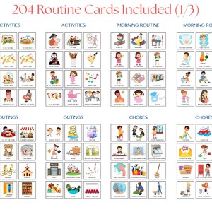 Daily Routine Cards Editable Routine Chart for Toddlers Daily Rhythm ...
