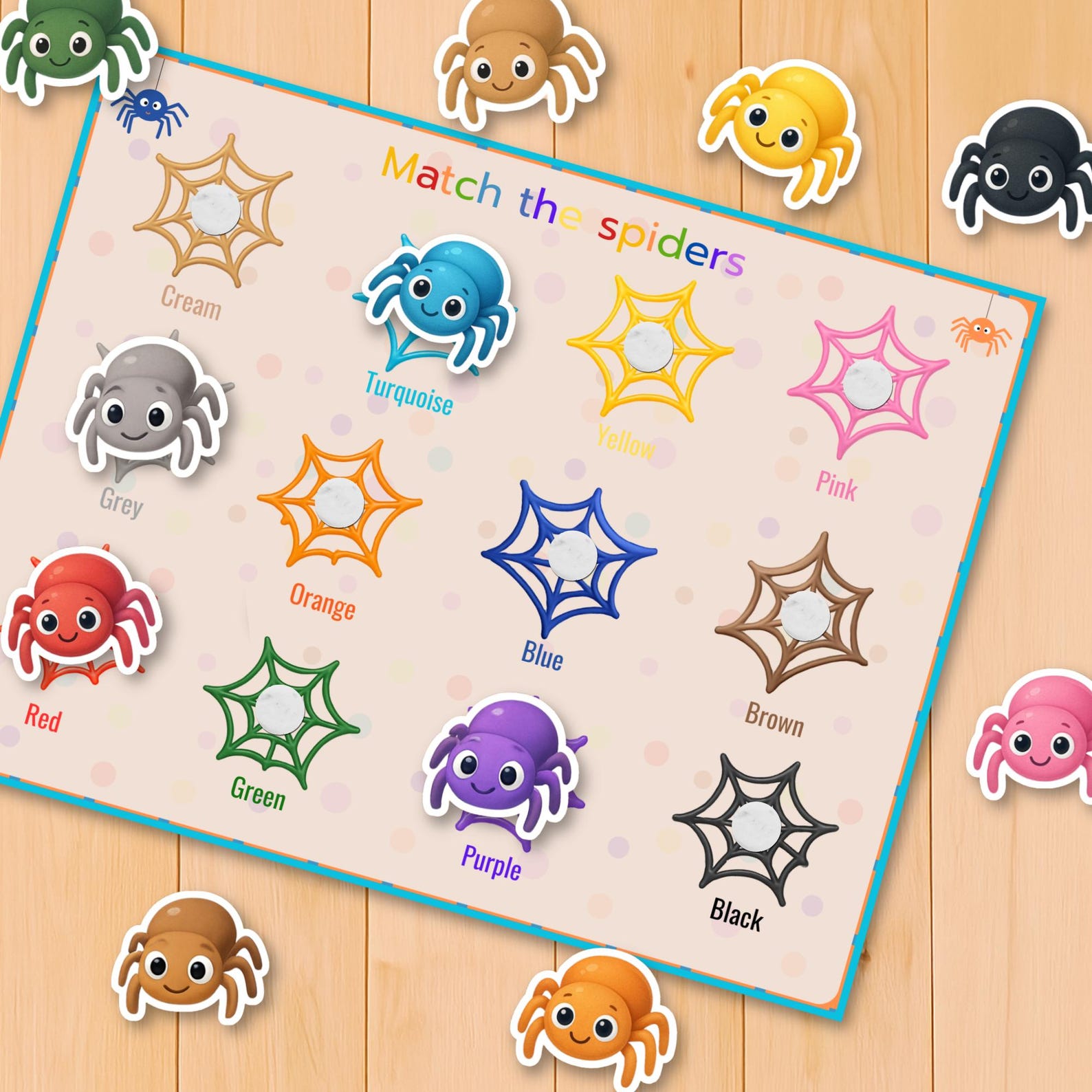 Color Sorting Activity for Kids, Colorful Printables for Toddlers ...