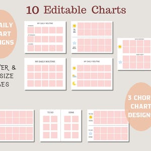 Daily Routine Cards Visual Schedule Toddler Routine Chart for Kids ...