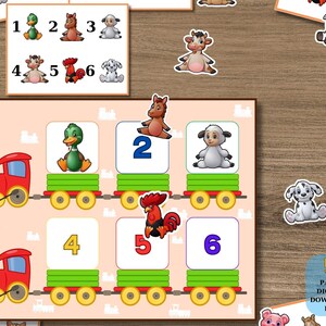 Animal Pattern Activity, Printable Animal Matching Game, Learning ...