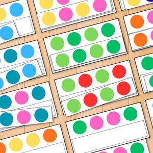 Color Pattern Matching Game, Visual Discrimination Cards, Task Box ...