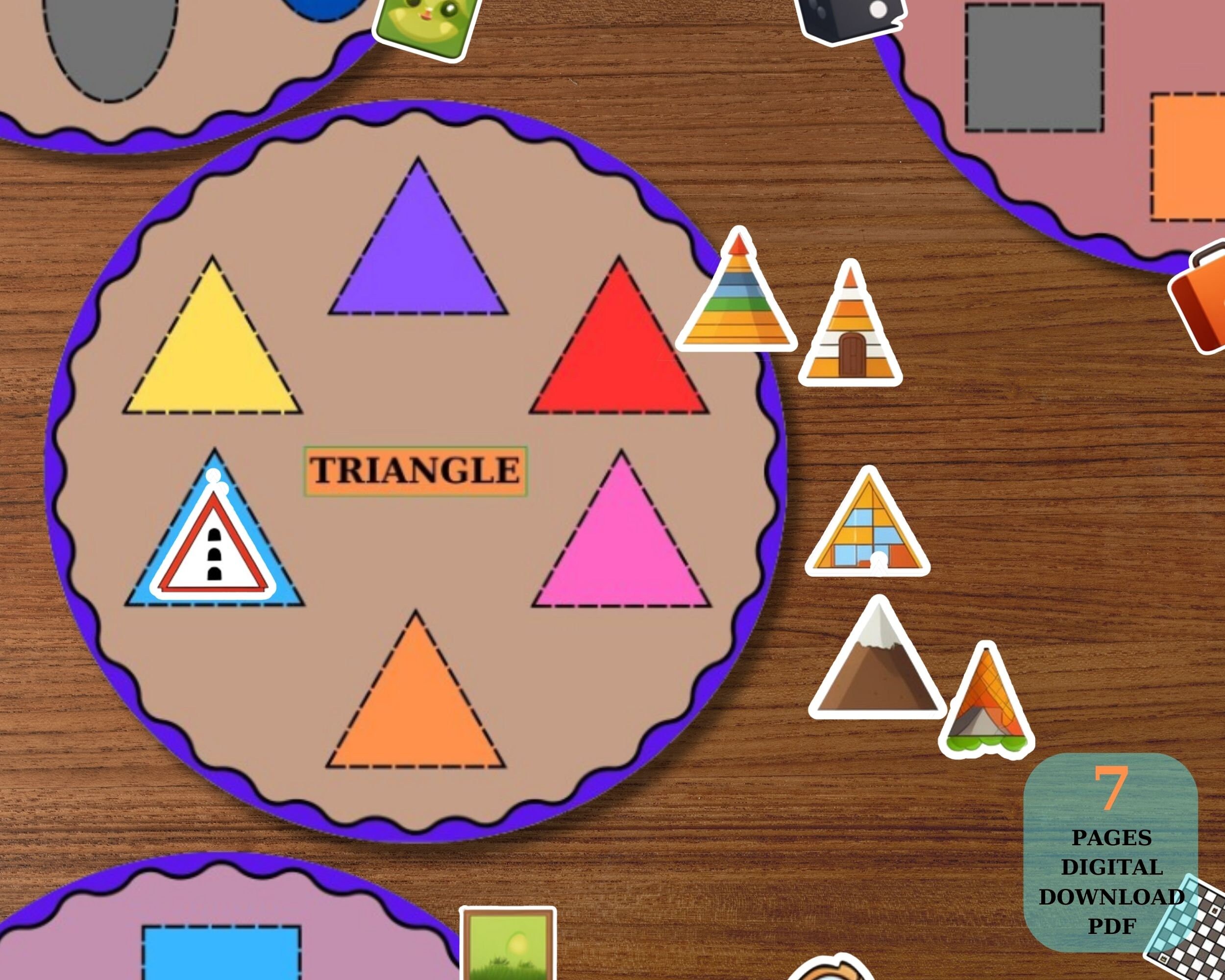 Five Shape Sorting Activity, Fully Assembled, Learn 5 Shapes, Toddlers ...