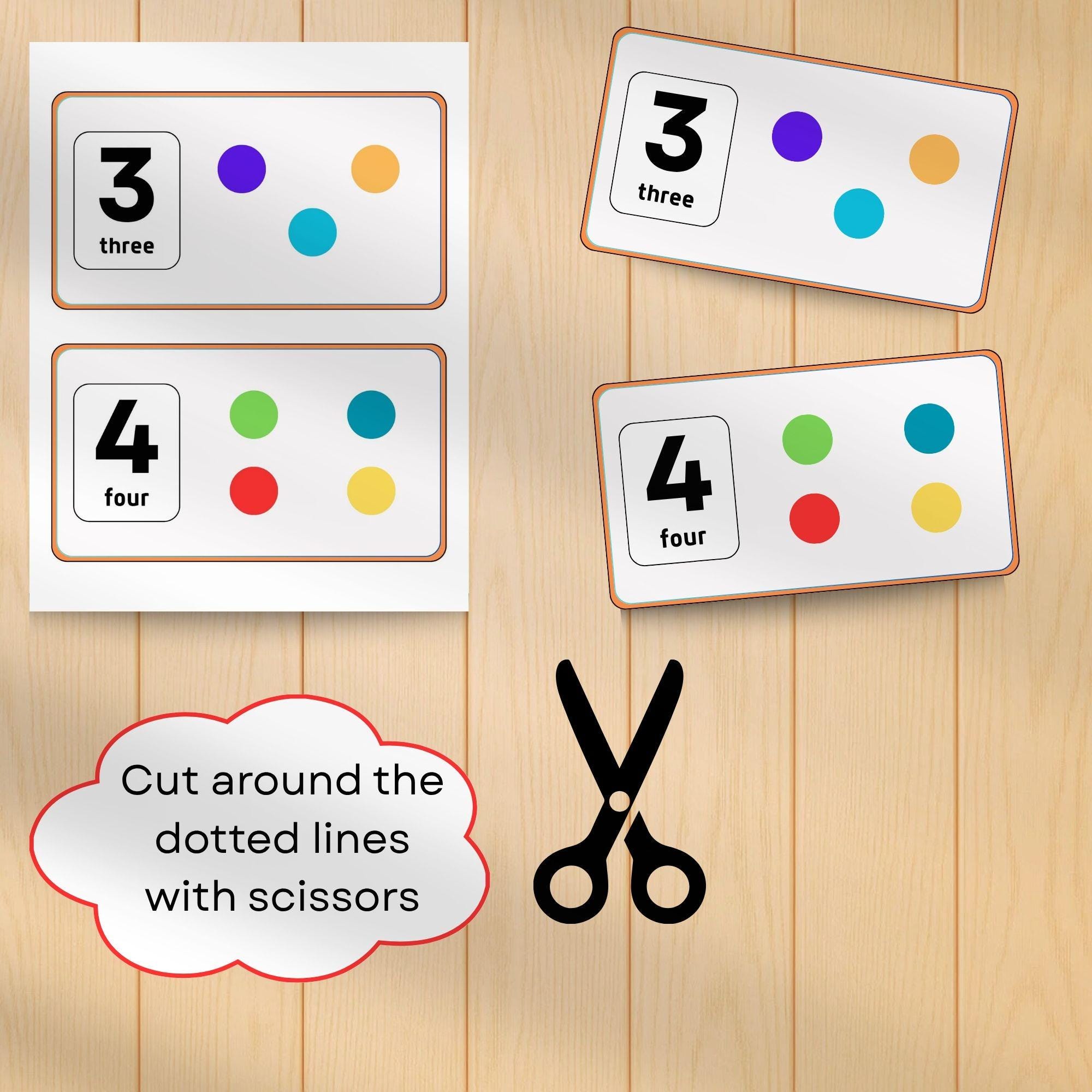 Counting and Color Pom Pom Activity – Numbers 1 to 10 Printable ...