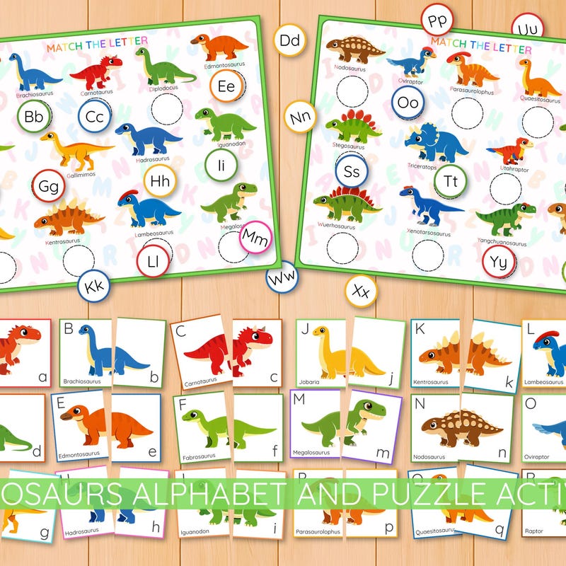 Dinosaurs Cards - Etsy