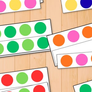 Color Pattern Matching Game, Visual Discrimination Cards, Task Box ...