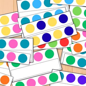 Color Pattern Matching Game, Visual Discrimination Cards, Task Box ...
