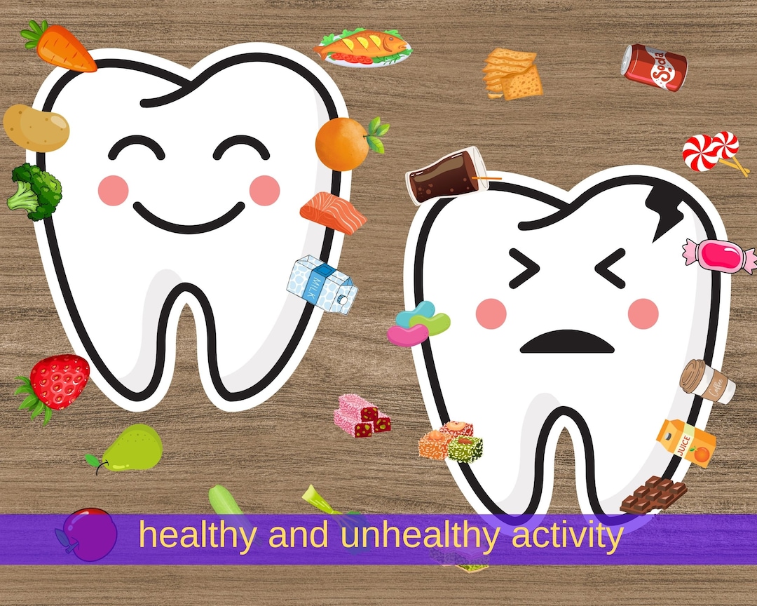 Dental Health Game, Tooth Activity for Preschool and Toddlers ...