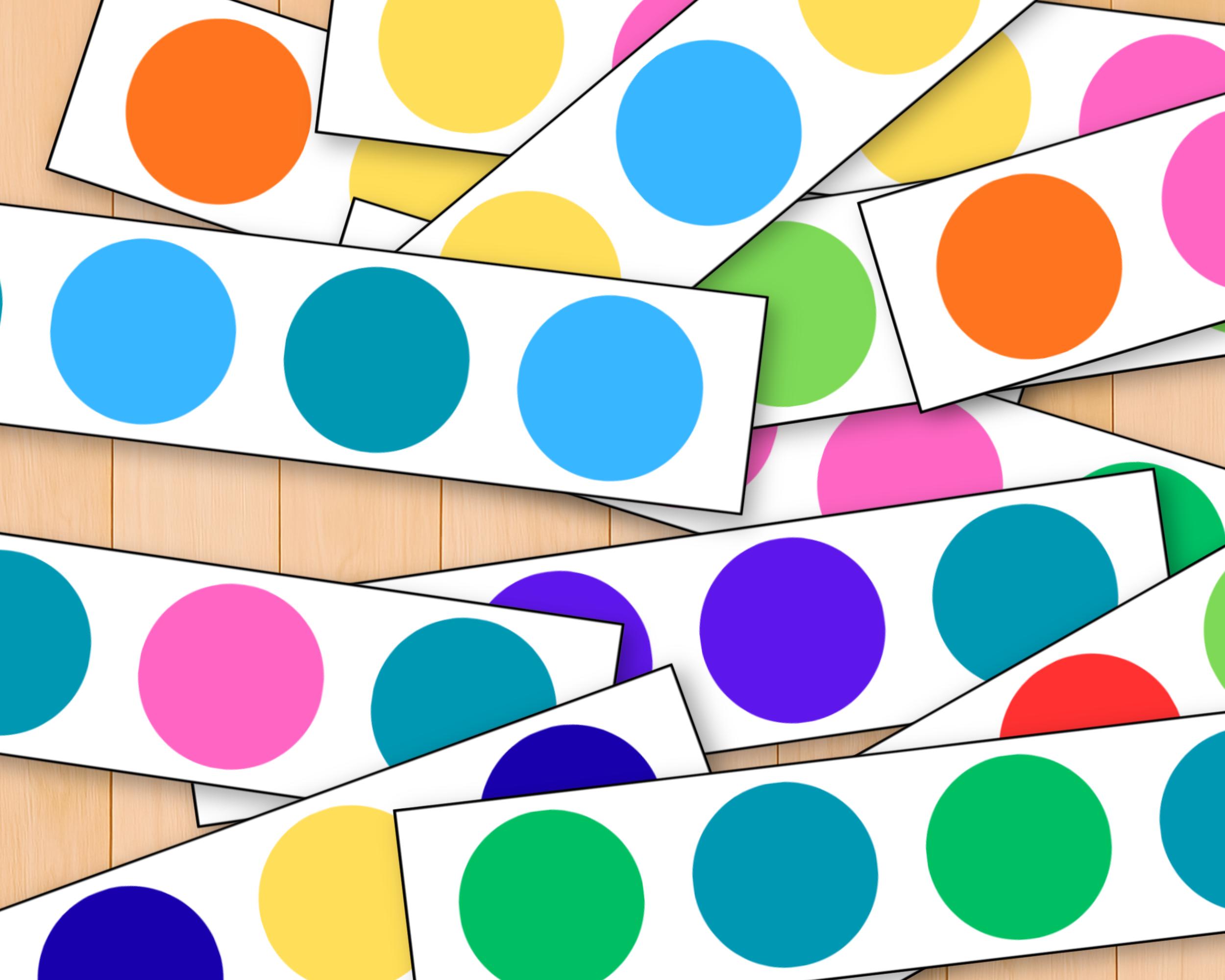 Color Pattern Matching Game, Visual Discrimination Cards, Task Box ...