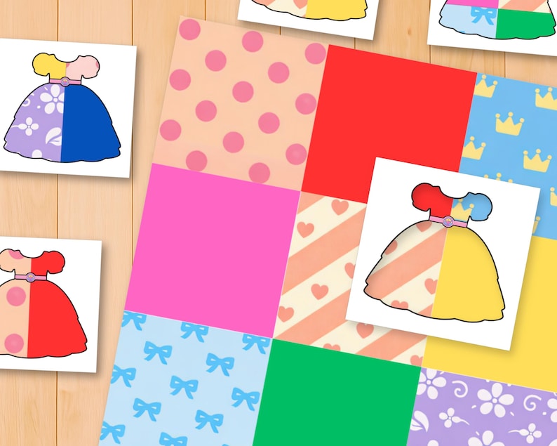 Pattern Finding Activity, Visual Discrimination Game, Preschool ...