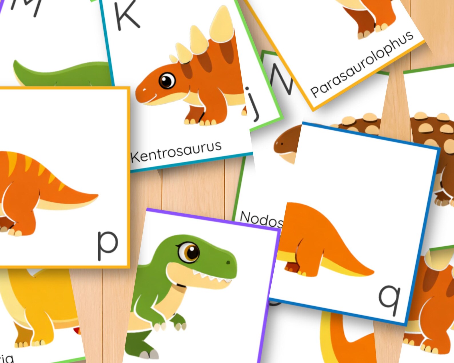 Dinosaur Alphabet and Letter Recognition Puzzle Activity, Uppercase ...