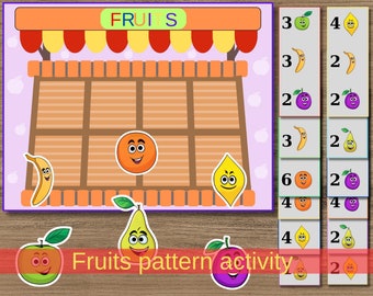 Vegetable Counting Activity for Toddlers and Preschoolers - Etsy