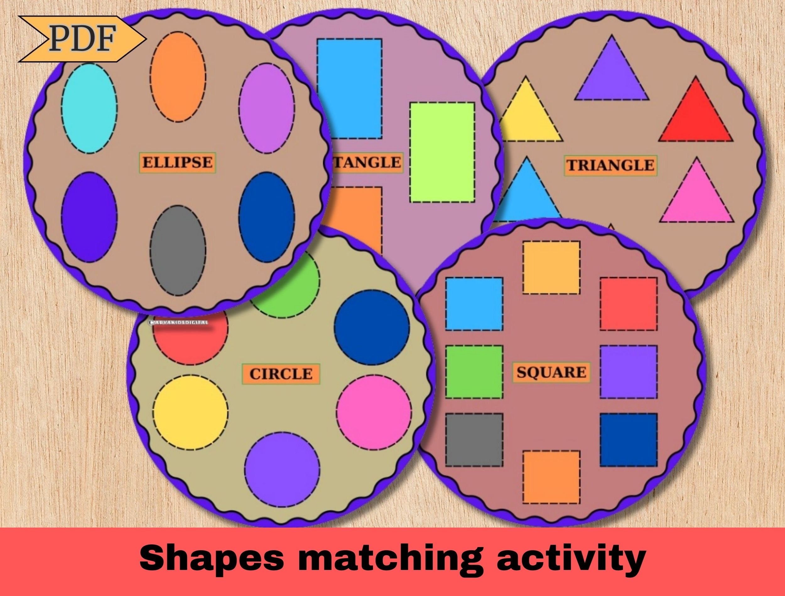 Five Shape Sorting Activity, Fully Assembled, Learn 5 Shapes, Toddlers ...