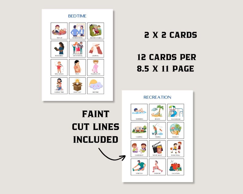 Daily Routine Cards Editable Routine Chart for Toddlers Daily Rhythm ...