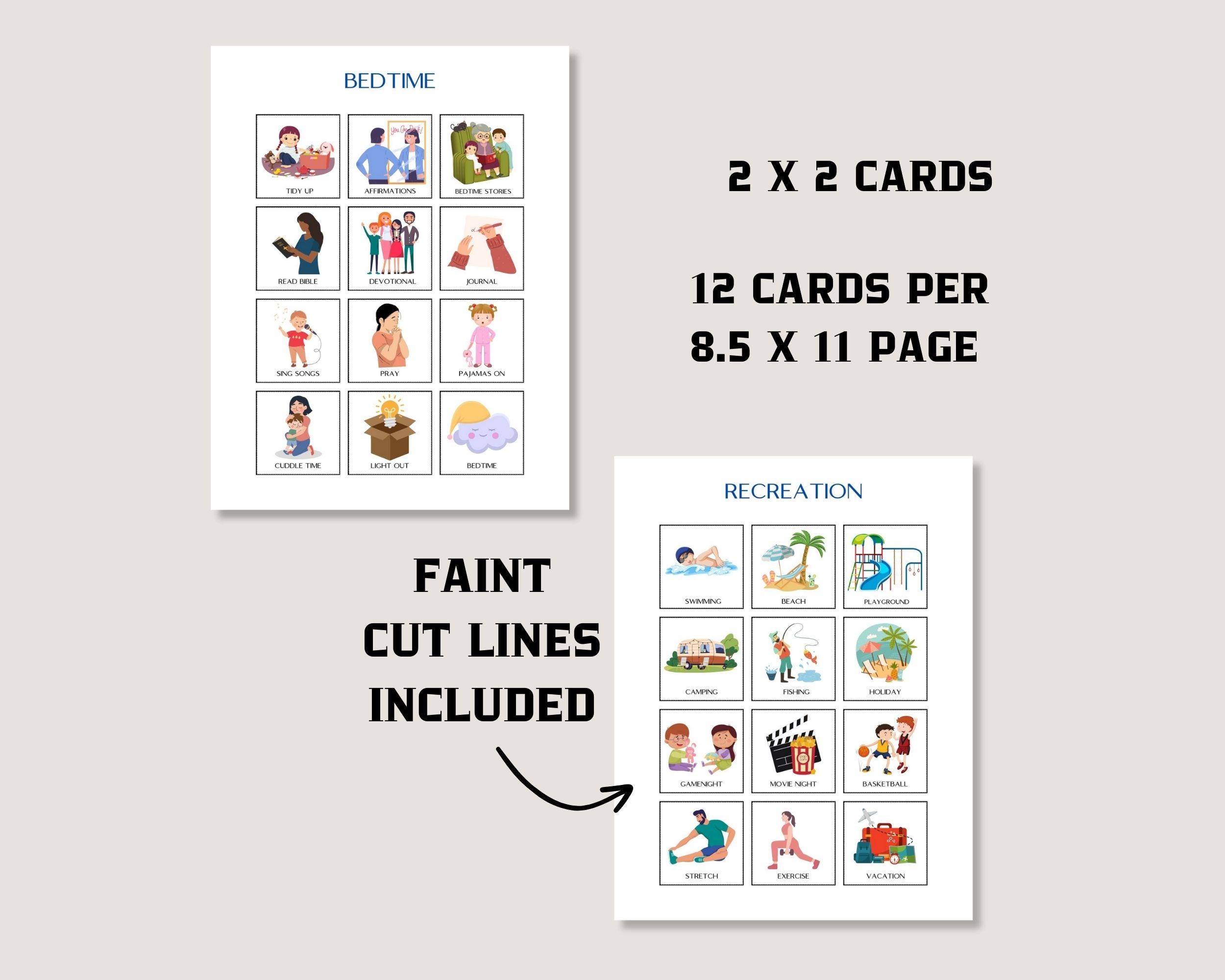 Daily Routine Cards Editable Routine Chart for Toddlers Daily Rhythm ...