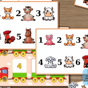 Animal Pattern Activity, Printable Animal Matching Game, Learning ...