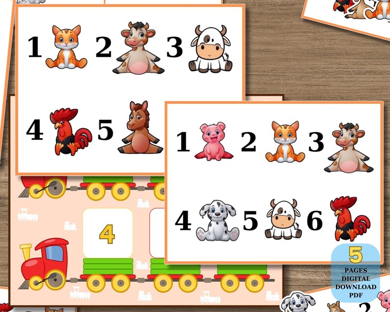 Animal Pattern Activity, Printable Animal Matching Game, Learning ...