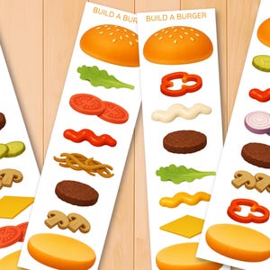 Burger Pattern Game, Sequencing Activity, Build Burgers, Preschool ...