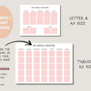 Daily Routine Cards Editable Routine Chart for Toddlers Daily Rhythm ...