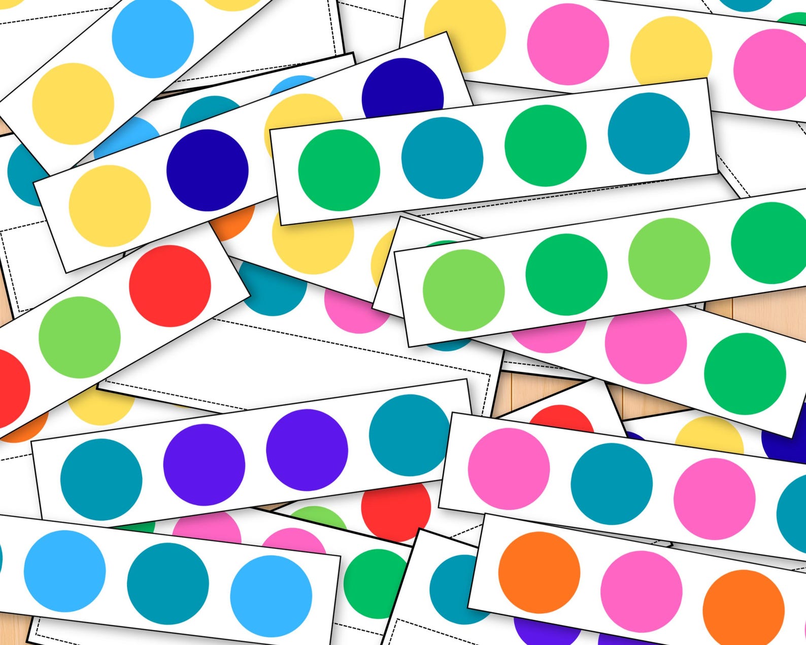 Color Pattern Matching Game, Visual Discrimination Cards, Task Box ...