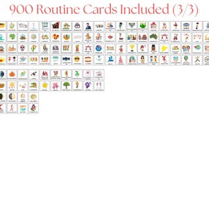 Daily Routine Cards Visual Schedule Toddler Routine Chart for Kids ...