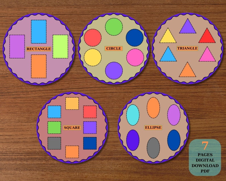 Five Shape Sorting Activity, Fully Assembled, Learn 5 Shapes, Toddlers ...