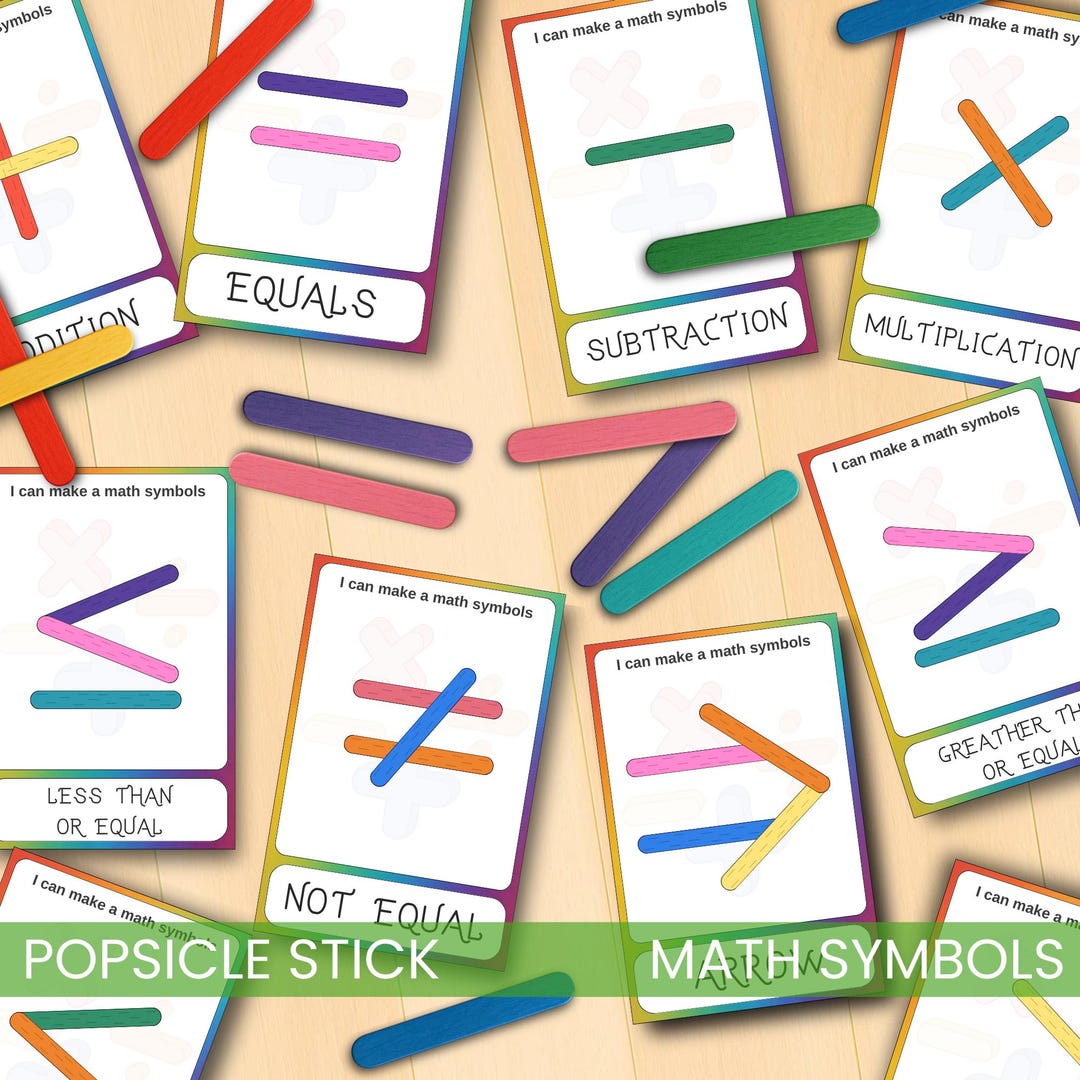 Popsicle Stick Activity Cards – Fine Motor Skills, Crafts for Kids ...