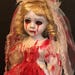 OOAK CUSTOM Spooky Creepy Cute Horror Porcelain Doll the Bloody Bride ...