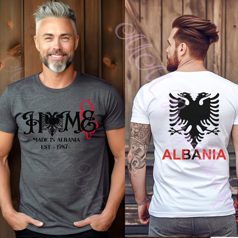 Albanian Heritage Digital Design Bundle, Eagle PNG, Hustle Motif ...