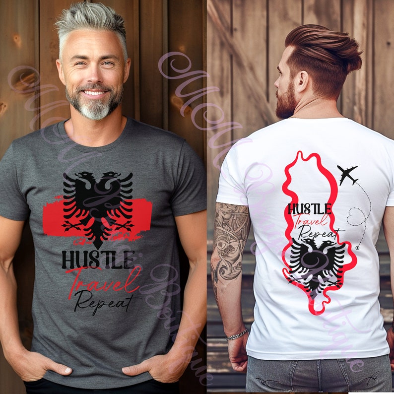 Albanian Heritage Digital Design Bundle, Eagle PNG, Hustle Motif ...