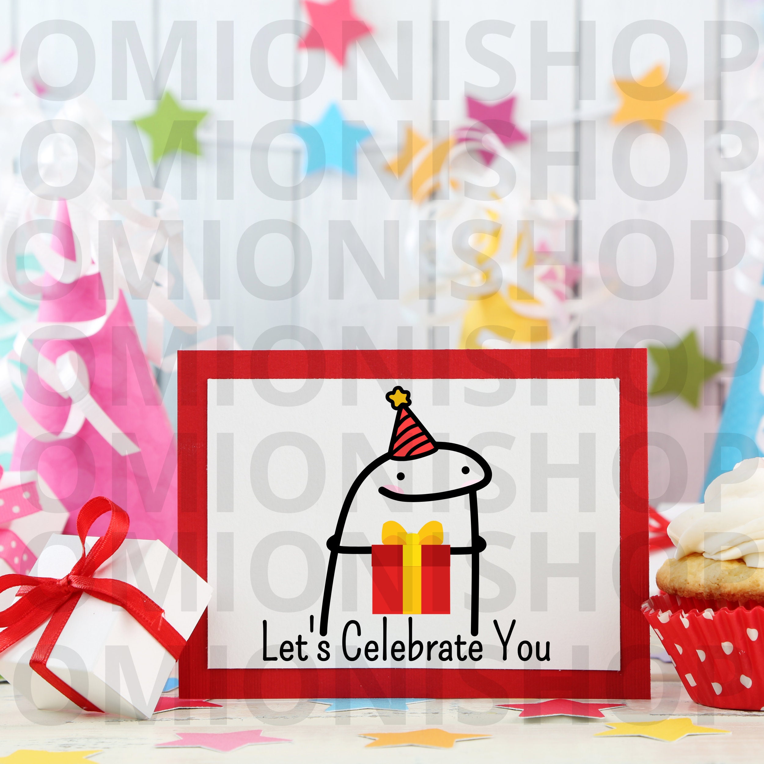 Flork Happy Birthday, Gift, Birthday, 4 Templates, SVG, PNG, Flork ...