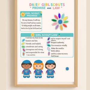 girl scout law coloring sheet