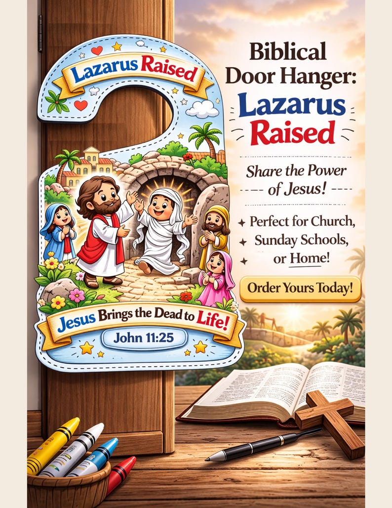 Hosea & Gomer Bible Door Hanger Craft | God is Always Faithful Activity ...
